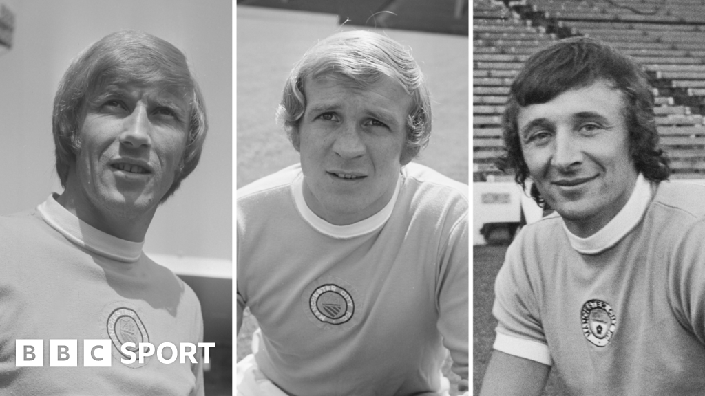 Man City: Colin Bell, Francis Lee and Mike Summerbee statue unveiled ...