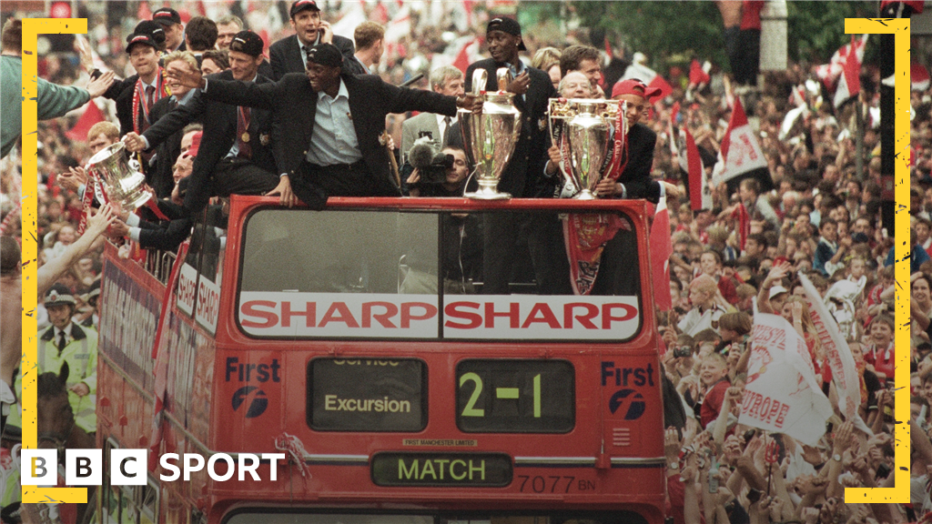 Man Utd 1999 Treble: Near misses, determination & 'pure luck' - BBC Sport
