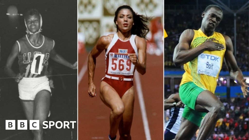Rio 2016: How the 100m record has evolved over time - BBC Sport