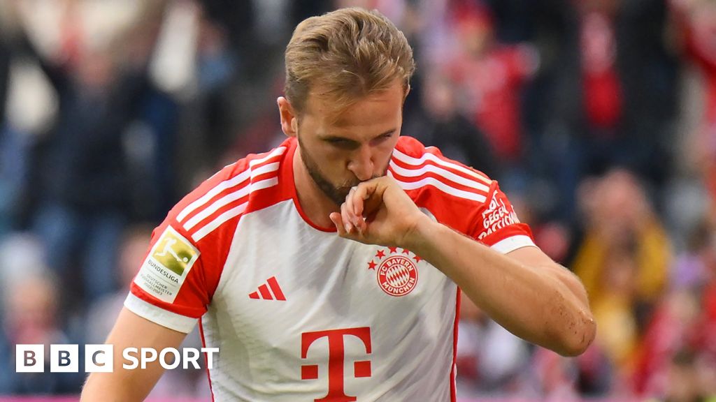 Bayern Munich 8-0 Darmstadt 98: Harry Kane scores from own half in hat ...
