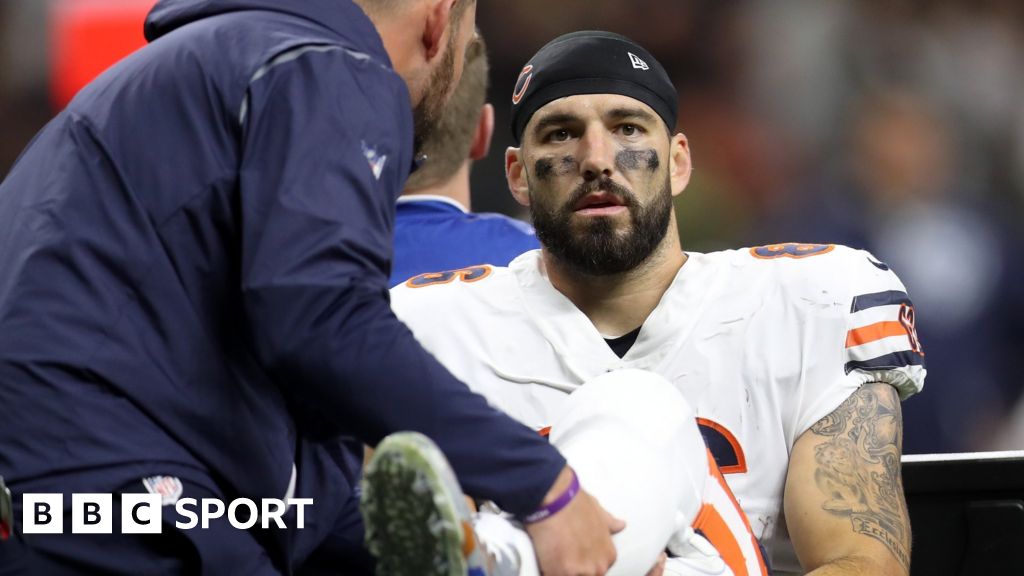 Zach Miller: Chicago Bears player thanks staff who helped save leg ...
