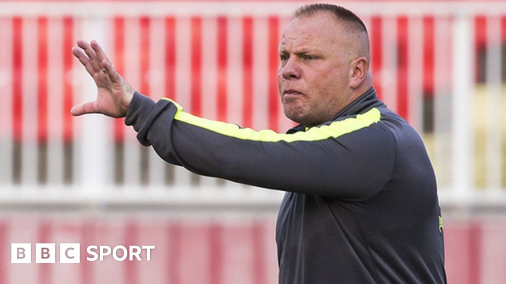 Andy Morrison: Connah's Quay manager 'delighted' with training return ...