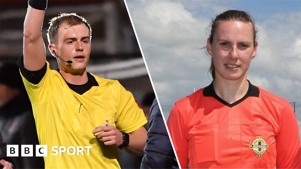 Jamie Robinson and Louise Thompson made Fifa referees - BBC Sport