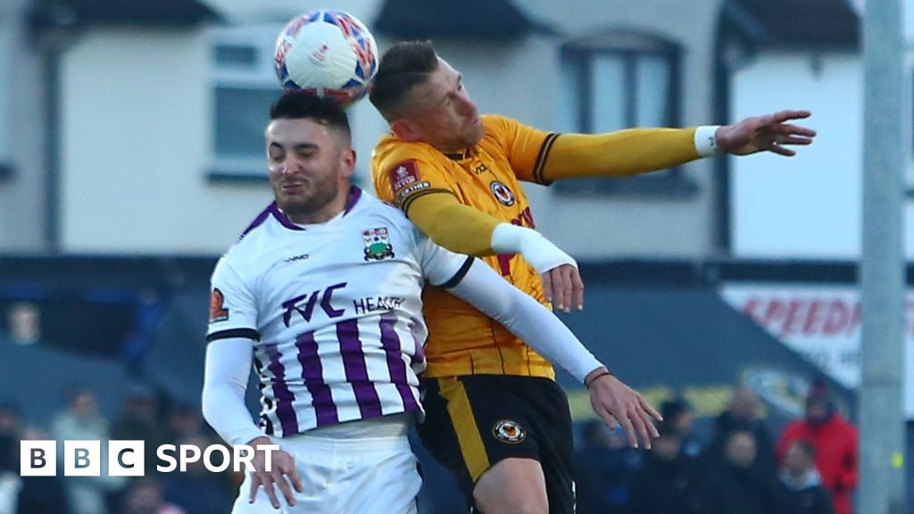 FA Cup: Newport County 1-1 Barnet - Late Danny Collinge goal earns Bees ...