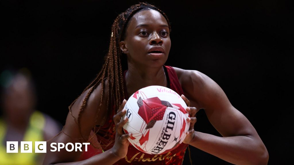 England Netball: Funmi Fadoju on being clumsy, her rapid rise ...
