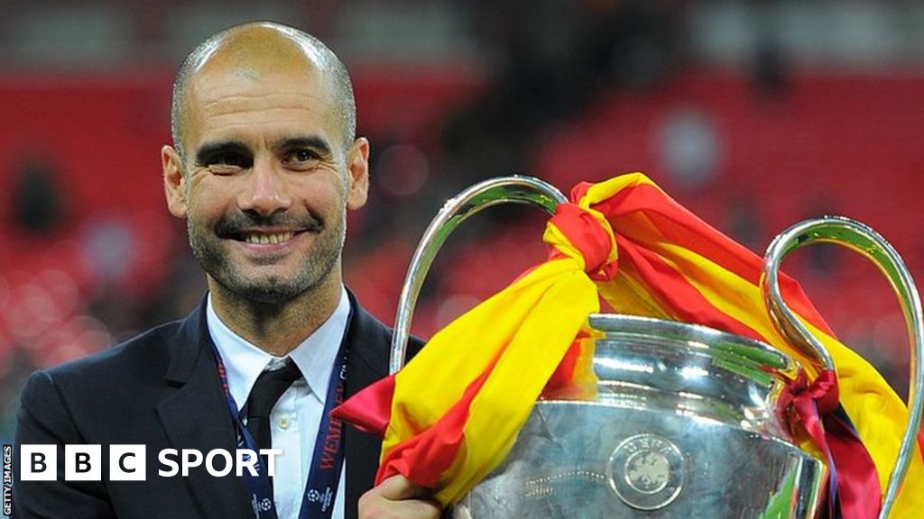 Pep Guardiola: Man City boss beats Louis van Gaal's European 100-game ...