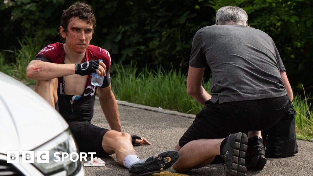 Geraint Thomas says he was 'lucky' to avoid serious injury in Tour of ...