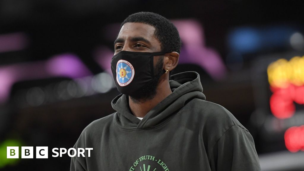 NBA and Covid-19 vaccinations: Anti-vaccine demonstrators support Kyrie ...