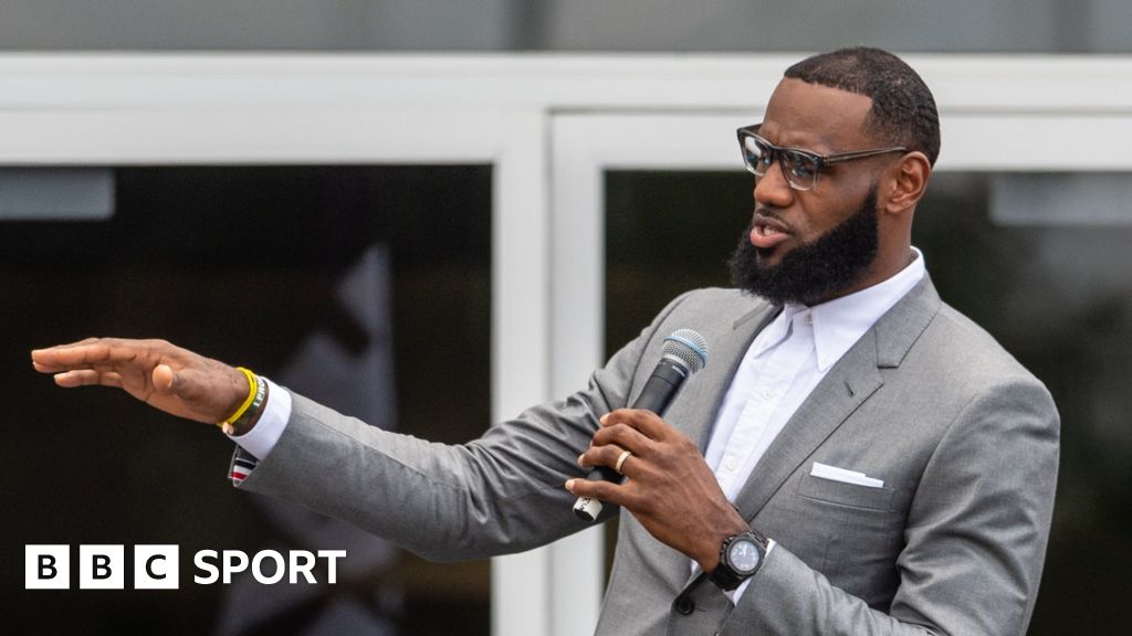 LeBron James opens school for underprivileged children - BBC Sport
