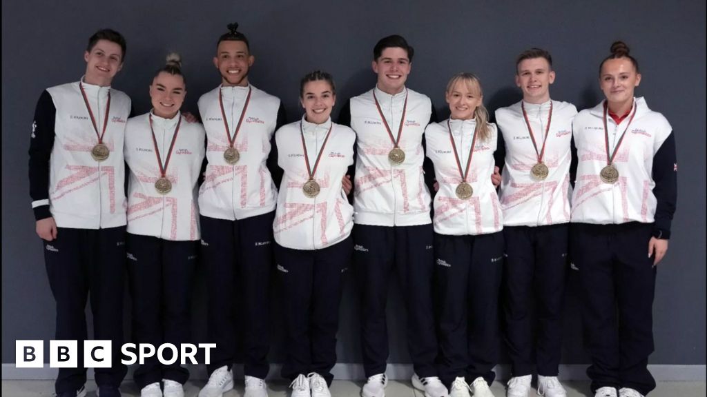 Trampoline World Championships: GB's men and women win tumbling team ...