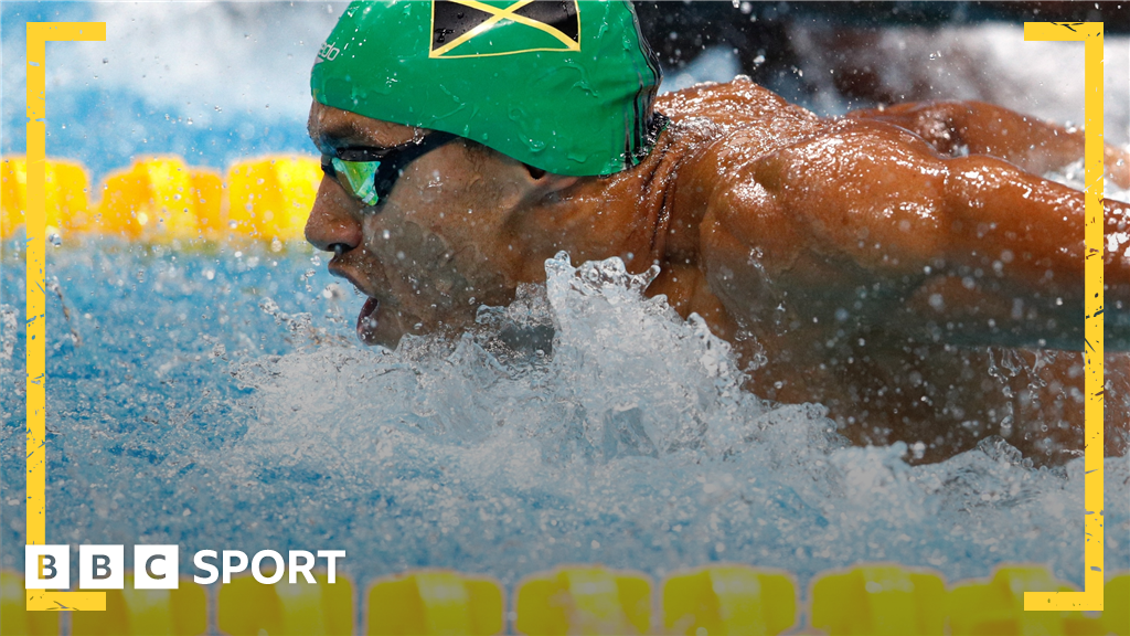 Michael Gunning: Jamaica swimmer's rise in white-dominated sport - BBC ...