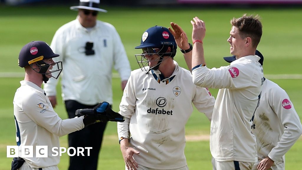 County Championship: Derbyshire's Alex Thomson has Glamorgan in a spin ...