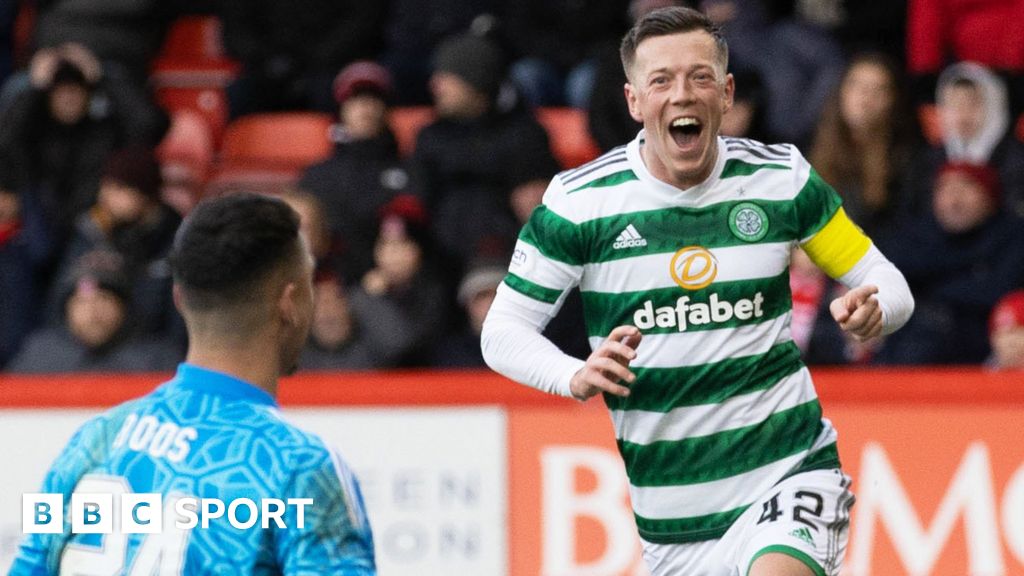 Aberdeen 0-1 Celtic: Callum McGregor scores late winner for champions - BBC Sport