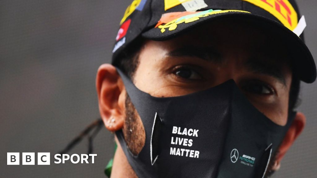 Lewis Hamilton to race on in Formula 1 to 'push for equality' - BBC Sport