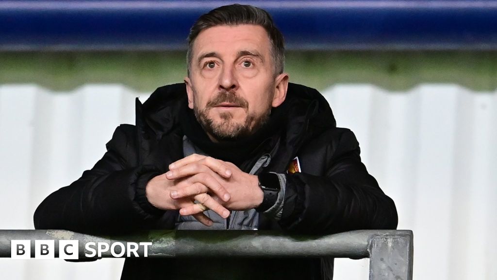 Jon Brady: Northampton Town boss says sitting in stands by choice an option in future - BBC Sport