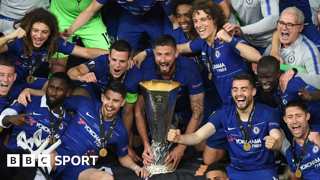 Chelsea beat Arsenal 4-1 to win Europa League final - BBC Sport