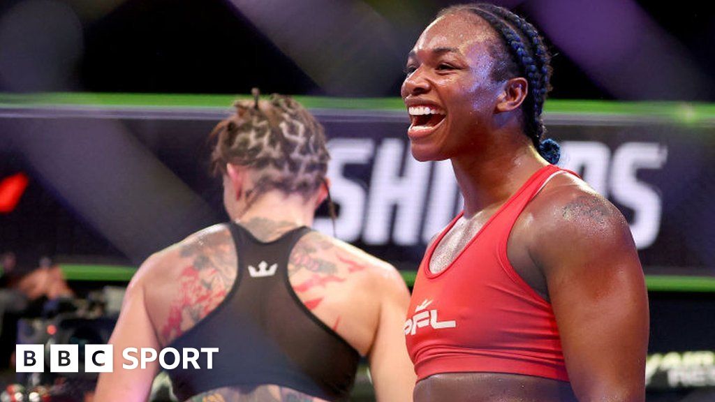 Claressa Shields: Double Olympic boxing champion wins on MMA debut ...