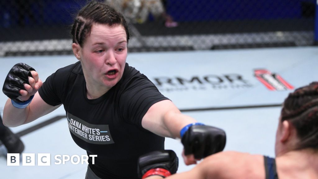 Cory McKenna: Welsh fighter wins in Las Vegas to earn UFC deal - BBC Sport