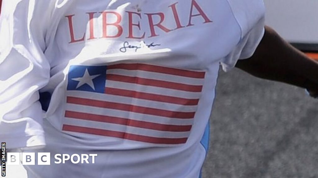 Liberia's Sherman Nathaniel Sherman reitres after freak injury - BBC Sport