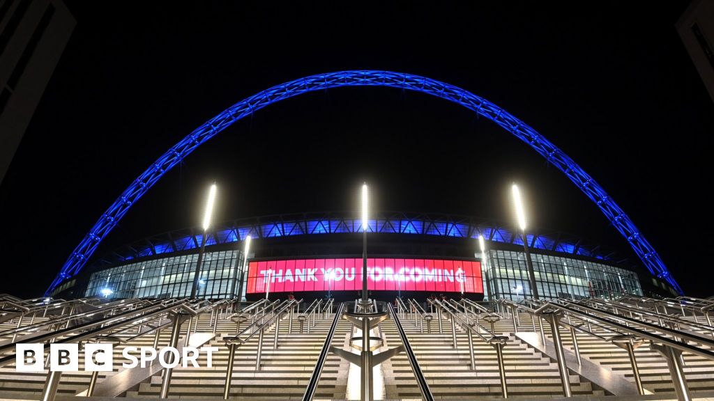 FA unlikely to light Wembley arch with colours of Israel flag - BBC Sport