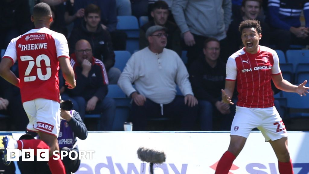 Gillingham 0-2 Rotherham United: Millers seal promotion with win that ...