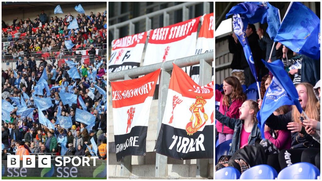 Songs, banners & away trips: How women's football fans have grown - BBC ...
