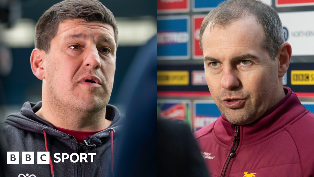 Challenge Cup final: Wigan v Huddersfield - Matty Peet & Ian Watson in ...