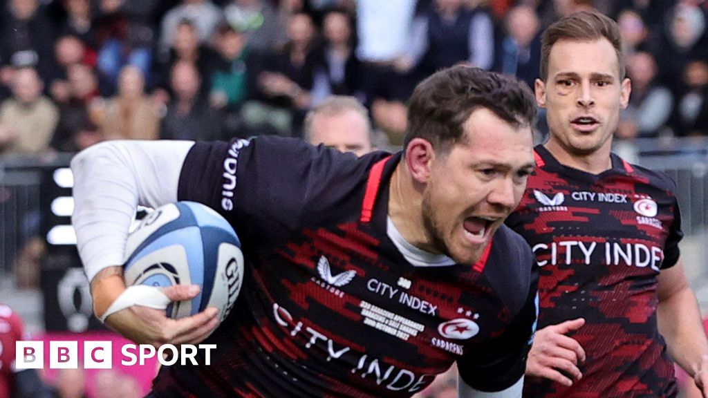 Saracens 33-22 Sale: Alex Goode stars as Sarries maintain winning run ...