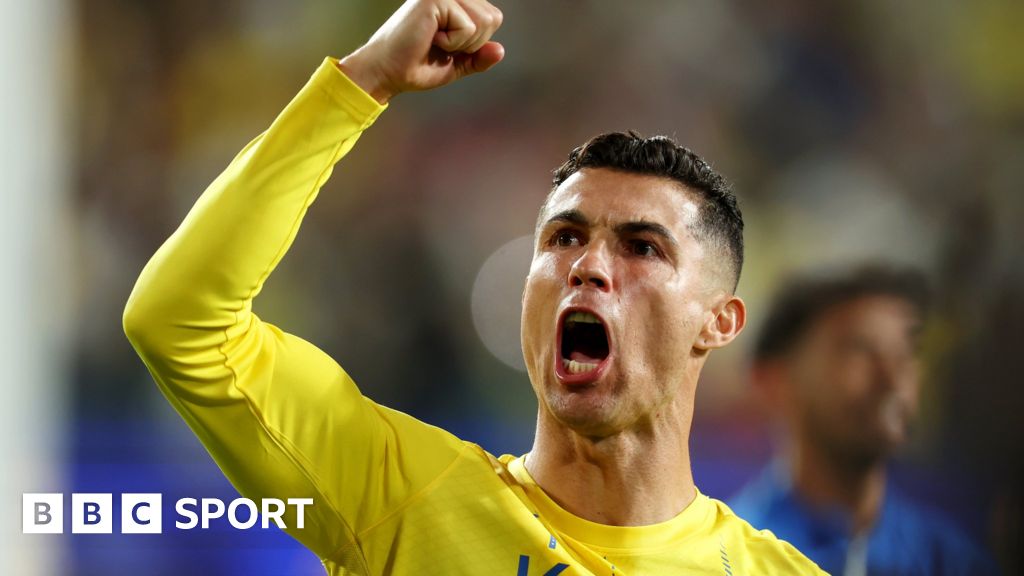 Cristiano Ronaldo banned for gesture to fans after 'Messi' chants - BBC Sport