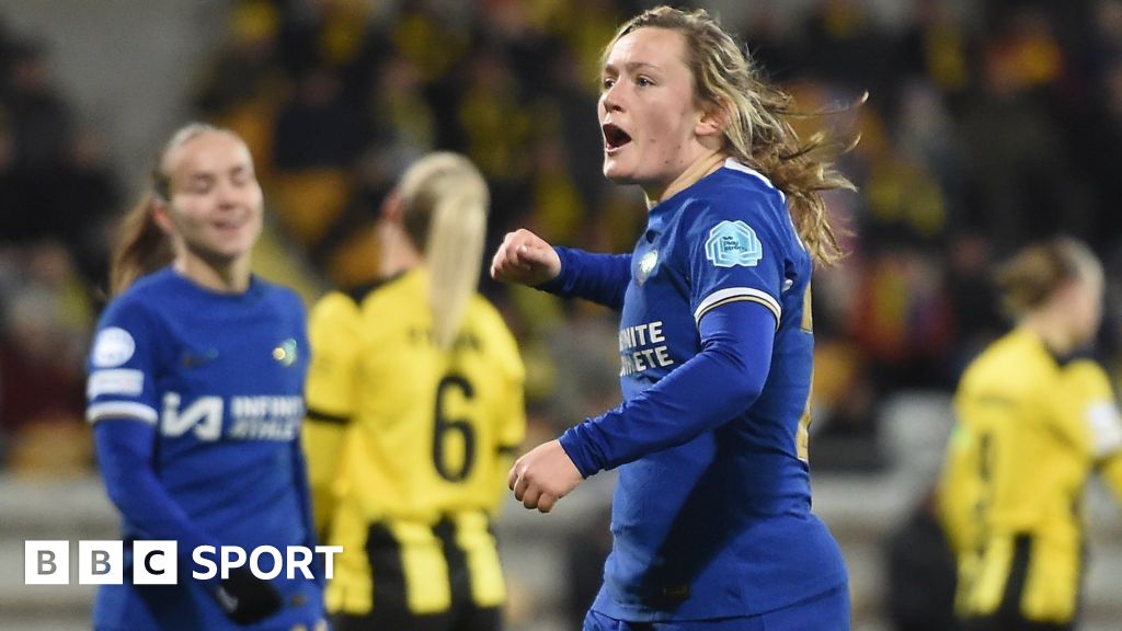 Hacken 1-3 Chelsea: Erin Cuthbert double sends Blues top of Champions ...