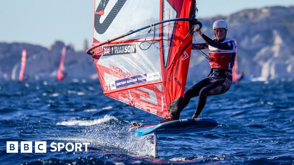 Britain's Islay Watson wins windfoiling silver medal at European ...