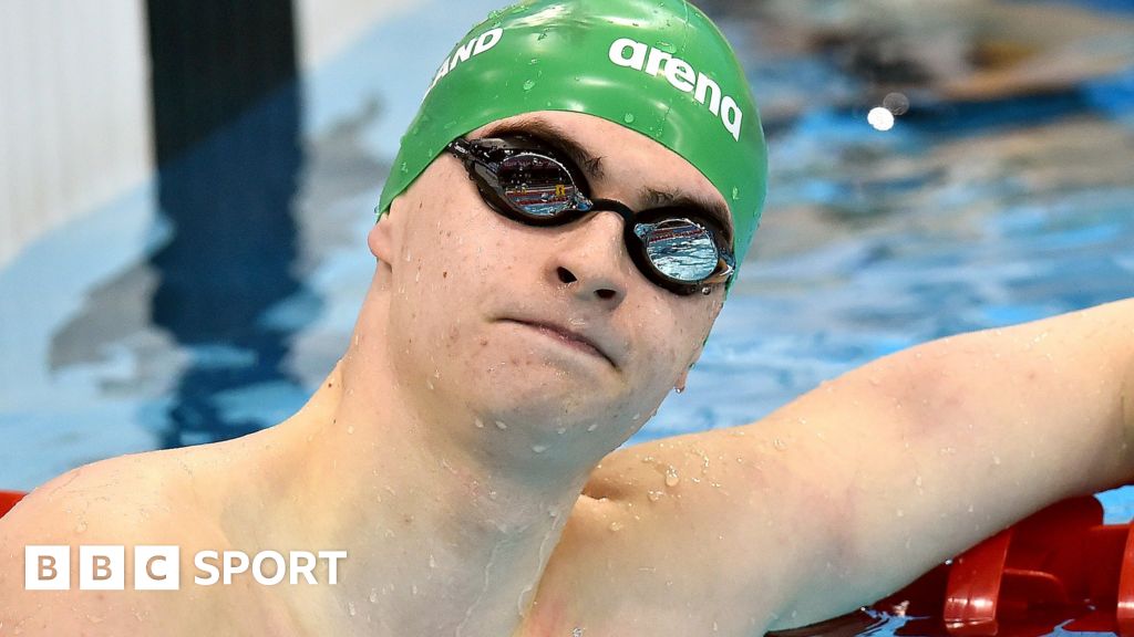 Conor Ferguson: Larne teenager outside Olympic mark in European semi ...