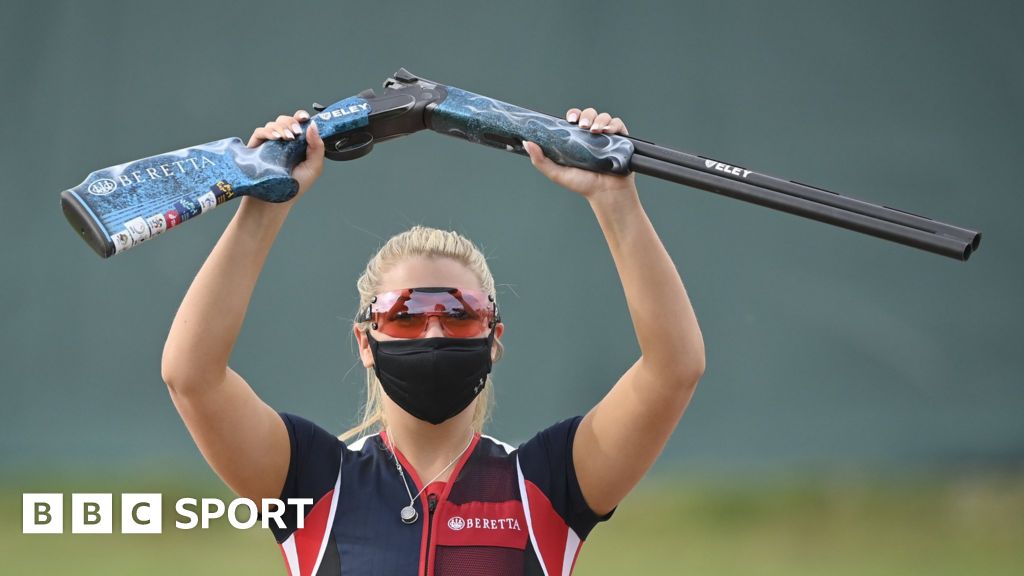 Amber Hill: British skeet shooter wins bronze at European Championships ...