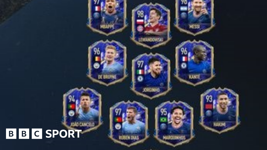 Two Chelsea players make FIFA 22 Team of the Year - BBC Sport