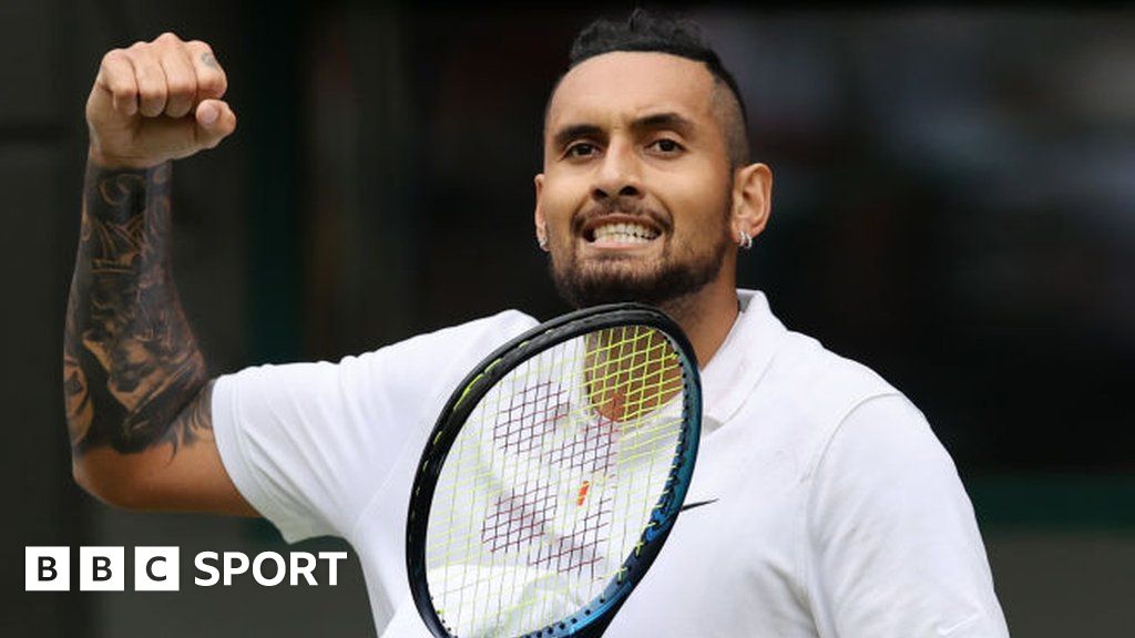 Wimbledon 2021: Nick Kyrgios and Matteo Berrettini win as Denis Shapovalov progresses - BBC Sport