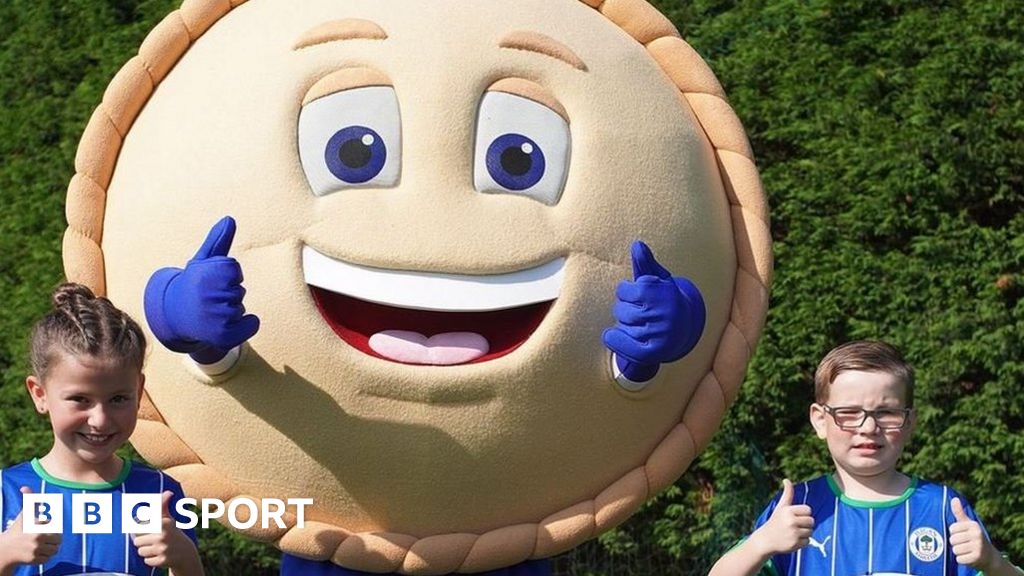 'The pies have it!' - Wigan Athletic reveal new mascot - BBC Sport