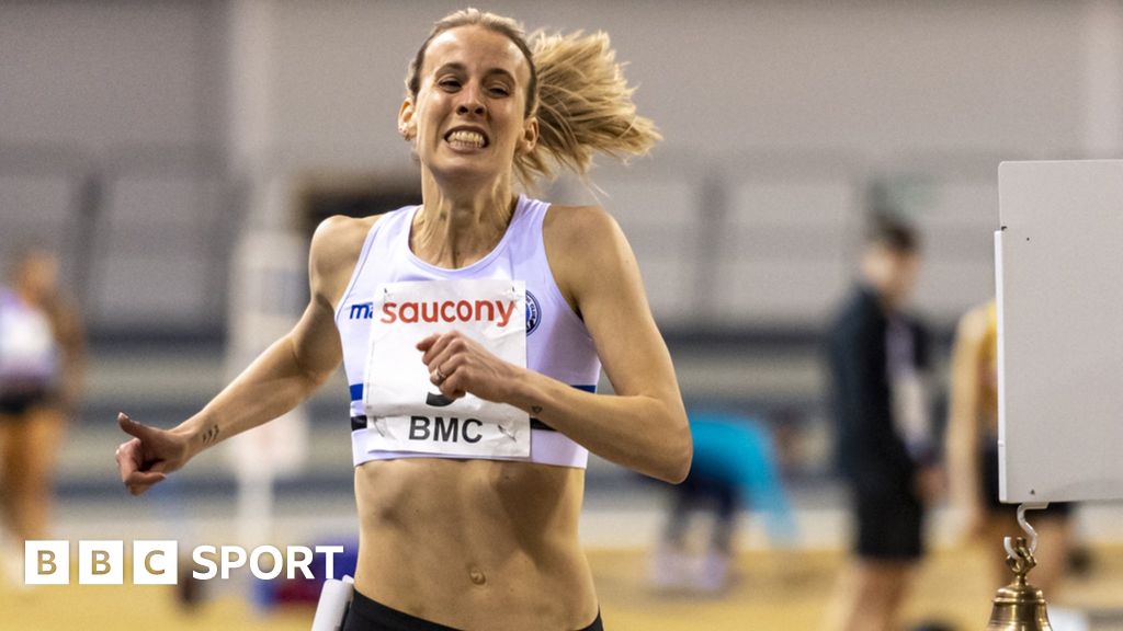 Lynsey Sharp makes comeback from injury and child birth - BBC Sport