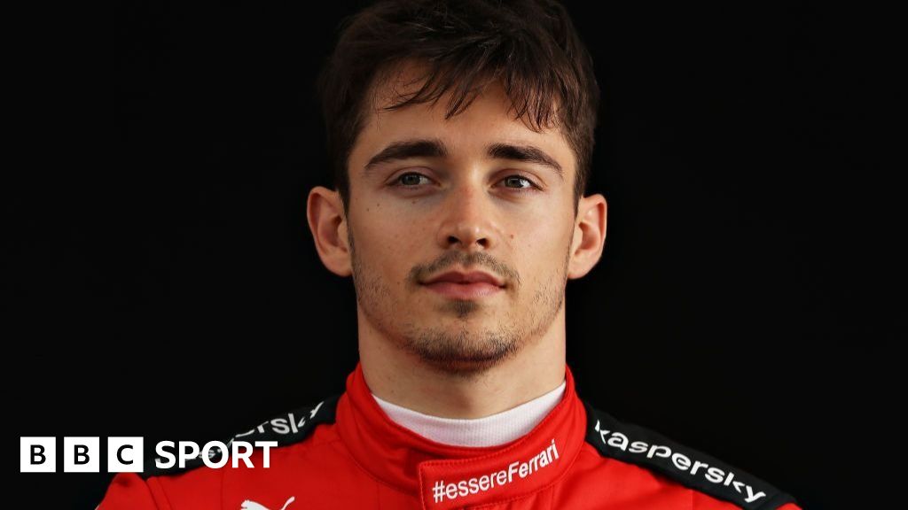 Charles Leclerc drives his Ferrari Formula 1 car through Maranello ...