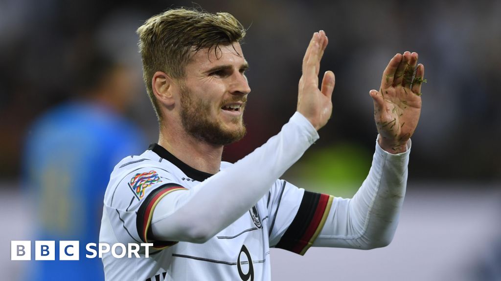 Werner scores twice in two minutes for Germany - BBC Sport