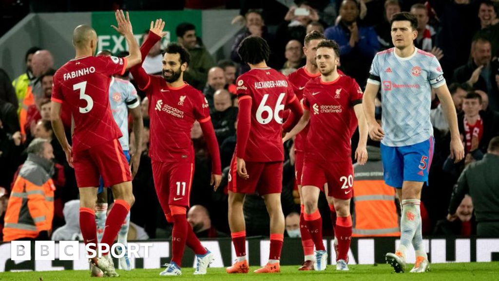 Liverpool 4-0 Man Utd: Pick of the stats - BBC Sport