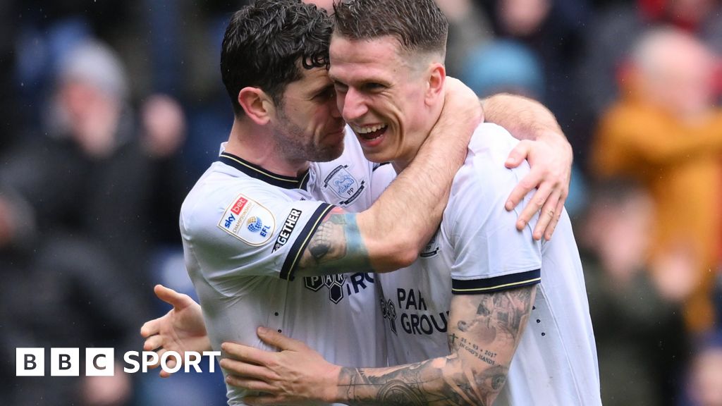 Preston 3-0 Rotherham: Emil Riis scores twice as play-off chasers thump ...