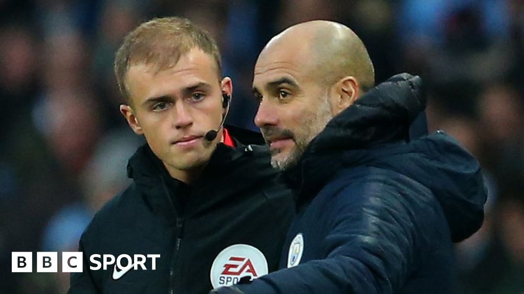 Jamie Robinson: Abuse, Fifa and Pep - why be a referee? - BBC Sport