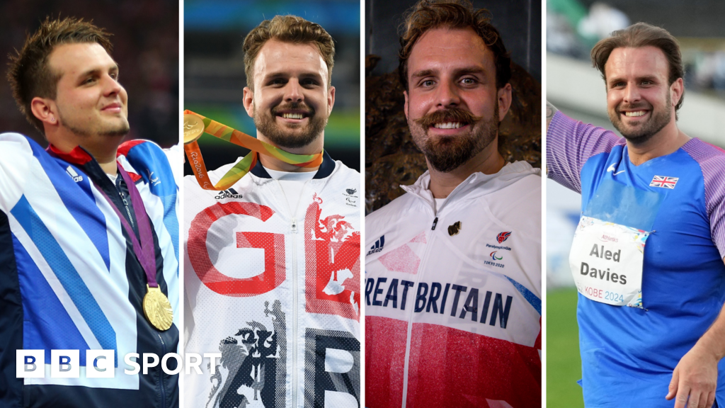 Paris 2024 Paralympics: The changing faces of 'giant' Aled Davies - BBC Sport