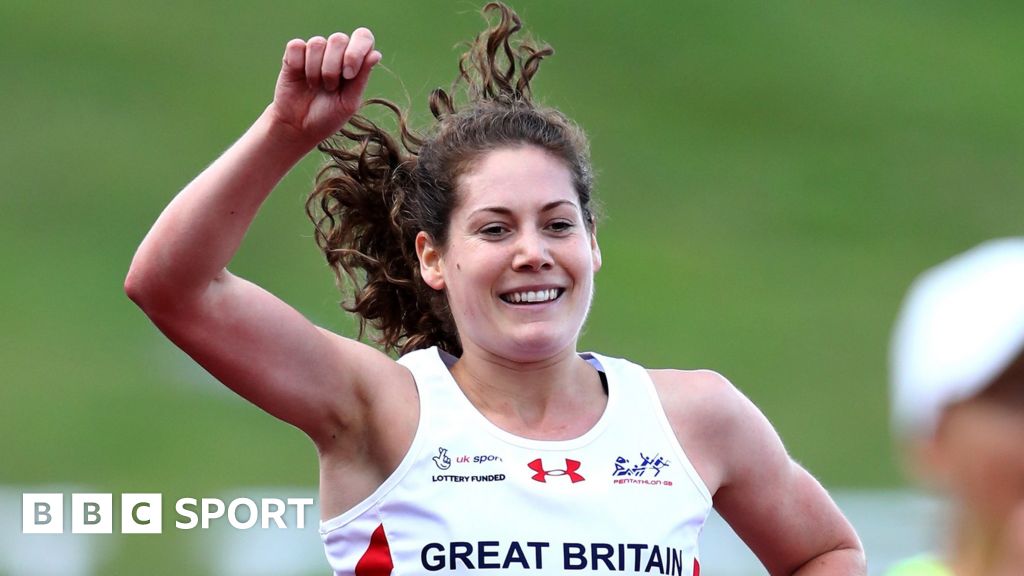 Kate French wins modern pentathlon European silver - BBC Sport