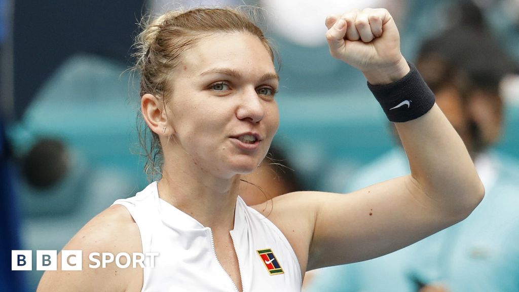 Miami Open: Simona Halep and Petra Kvitova reach quarter-finals - BBC Sport