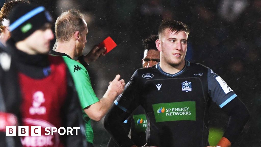 Matt Fagerson: Glasgow flanker banned for three weeks after red card ...
