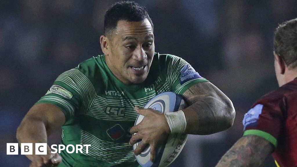 Sinoti Sinoti: Samoa wing extends Newcastle Falcons deal - BBC Sport
