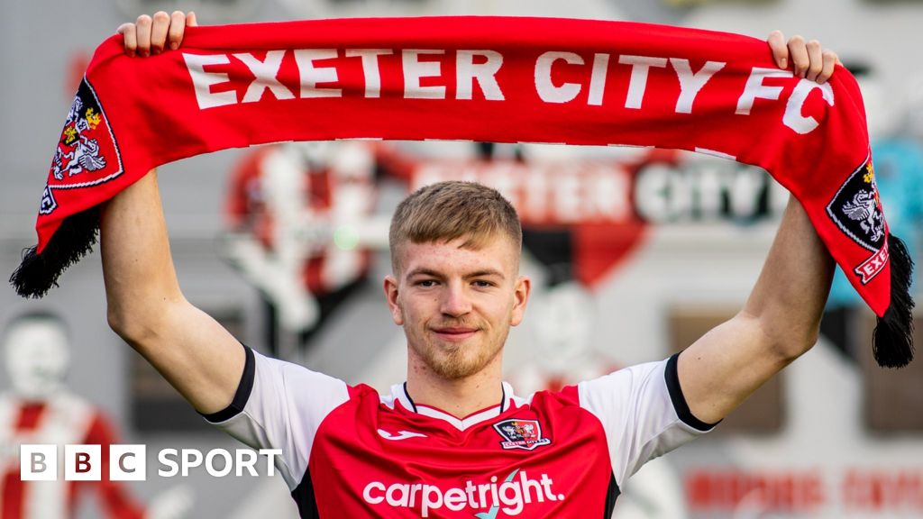 Kieran Phillips: Exeter City sign Huddersfield Town forward on loan ...