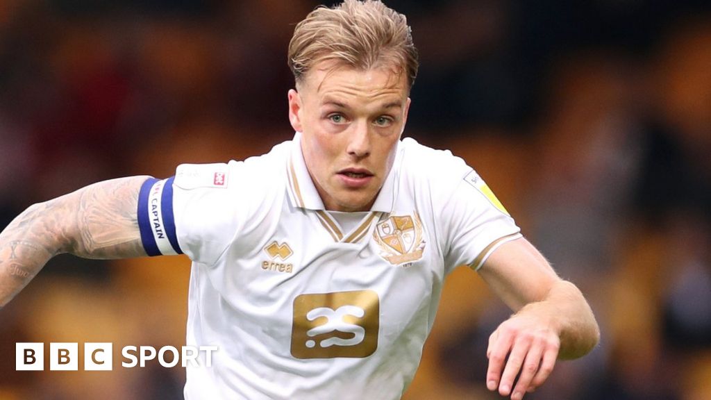 Tom Conlon: Port Vale captain to miss rest of the season after Achilles ...
