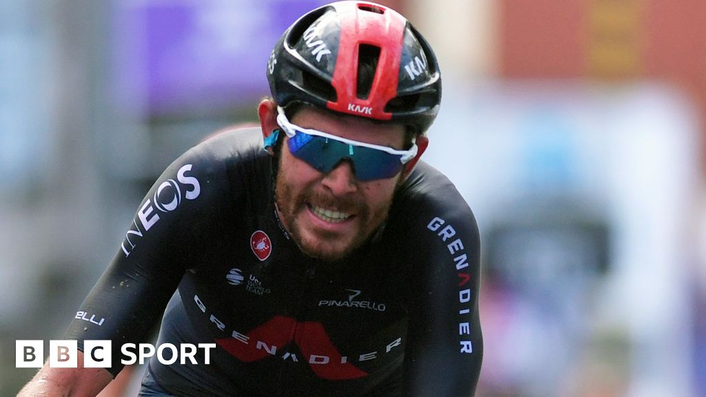 Luke Rowe: Team Ineos' Welsh rider has coronavirus - BBC Sport